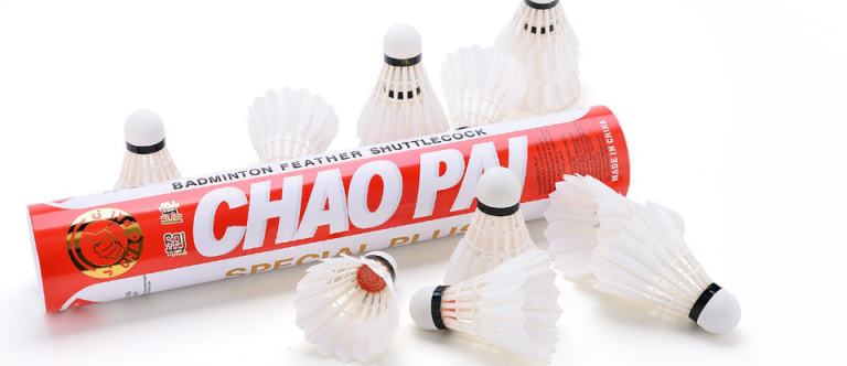 Chaopai Special Plus Goose Feather Badminton Shuttlecocks 12pc/tube - Birdie Badminton